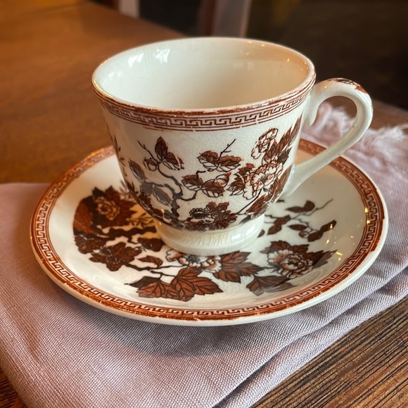 Kitchen | Basic Indian Tree Made In Japan Teacup Saucer | Poshmark